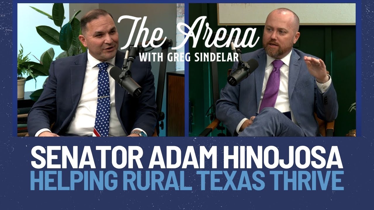 The Arena with Greg Sindelar | Senator Adam Hinojosa – Helping Rural ...