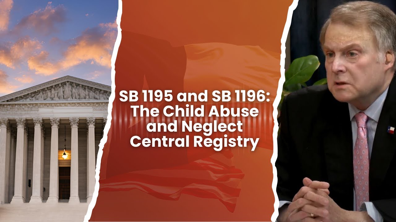 The Layout | Child Abuse and Neglect Central Registry with Sen. Brian ...